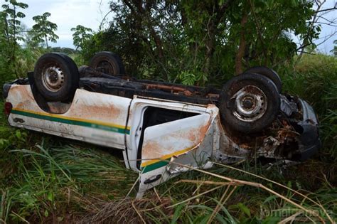 Motorista sai da pista capota veículo na MS 276 e sai ileso Conesul News