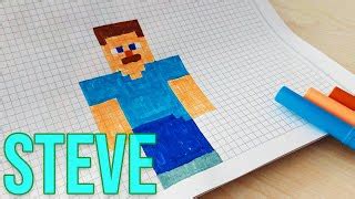 How To Draw Minecraft Steve Drawing Steve Handmade Doovi