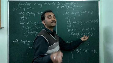 Passing Array Element To A Function Youtube