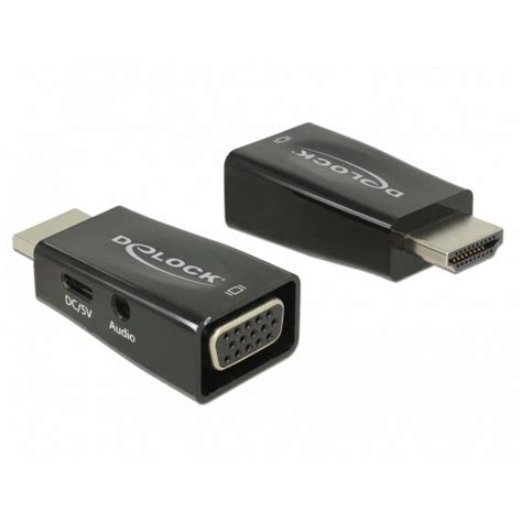 Delock Delock Adapter Hdmi A Stecker Vga Buchse Mit Audio And Video