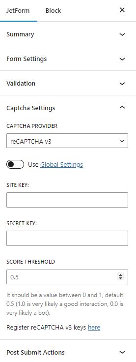 How To Set ReCaptcha Anti Spam Protection In A Form Crocoblock