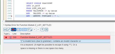 Solved Using Functions In Open Sql Sap Community