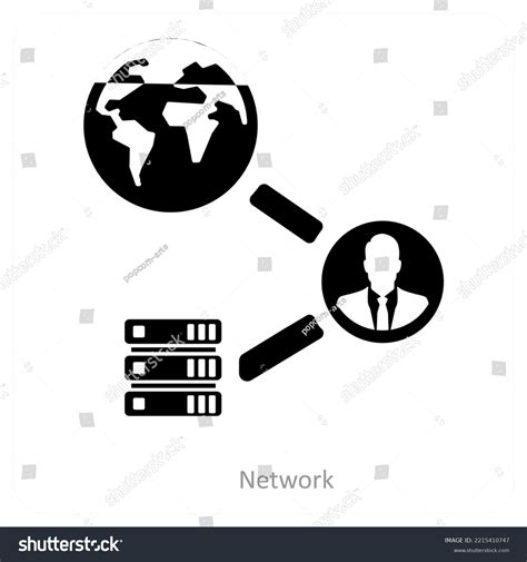 Network Connection Data Icon Concept Stock Vector Royalty Free 2215410747 Shutterstock