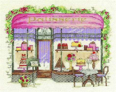 Dmc Patisserie 14 Count Cross Stitch Kit Multi Colour Bigamart