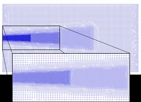 Cut Through Computational Mesh Visualizing Refinement Levels