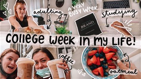 College Week In My Life Vlog Youtube