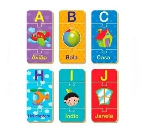 Brinquedo Pedagógico Madeira Alfabetização Letras Do A Ao Z MercadoLivre