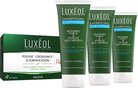 Luxéol Pack Spécial 4 produits Pousse et fortification des