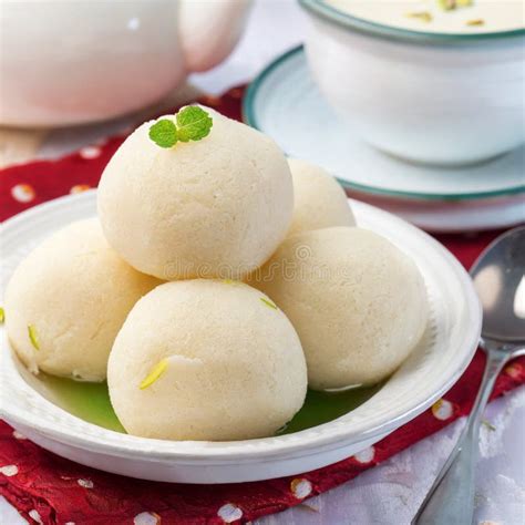 Sweet Food Spongy Rasgulla Stock Illustration Illustration Of Festival