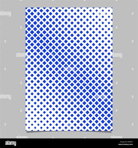 Geometric Halftone Square Pattern Background Page Template Design Vector Stationery