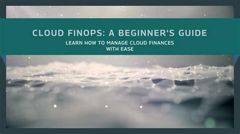 getting started with cloud finops