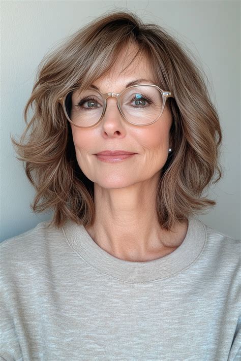 32 Classy Hairstyles For Older Women With Glasses To Try In 2024 Hair