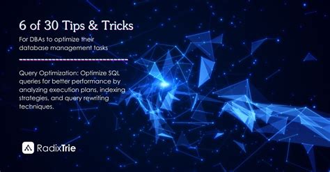 Radixtrie On Linkedin Queryoptimization Databaseperformance Dbatips