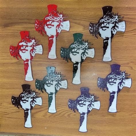 Jesus Cross Laser Cut File Vector File For Laser Cutting Svg Dxf