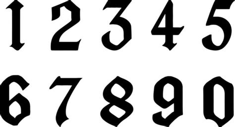 The Numbers Are Black And White With Different Letters On Each One Side