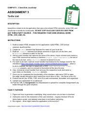 Assignment3 Comp1073 3 Pdf COMP1073 Client Side JavaScript