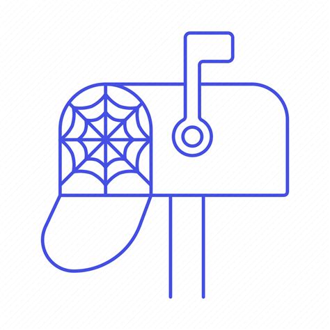 Cobweb Email Empty Mailbox Spide Spiderweb Web Icon Download On