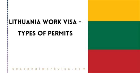 Lithuania Work Visa 2025 Types Of Permits