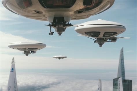 Premium Photo Unidentified Objects Flying In The Sky