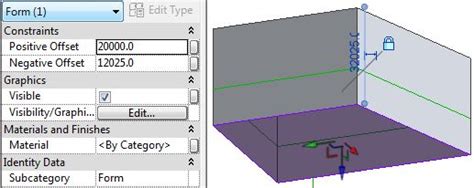 Revitcat Extrusion Offset Properties In Revit Cme