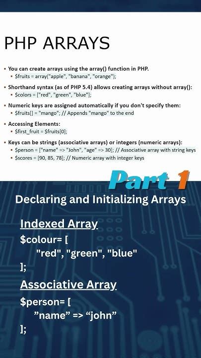 php arrays part 1 fullstackdost coding fullstack programming youtube