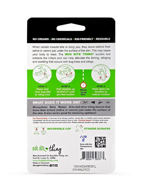 Bug Bite Thing Suction Tool Black 3 Pack