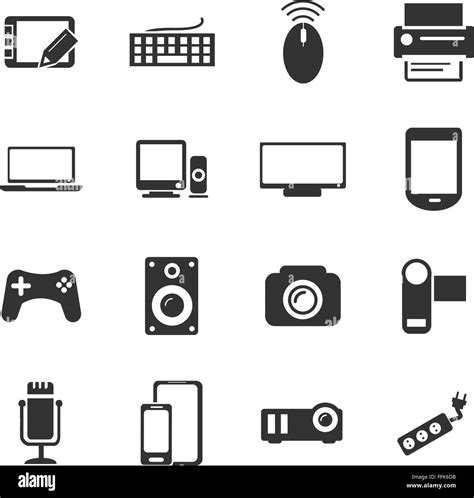 Devices Icons Set Stock Vector Image And Art Alamy
