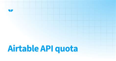airtable api quota welcome to whalesync