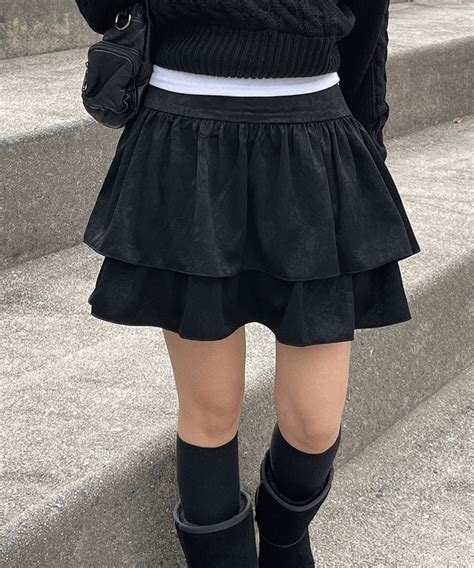 피크온 모미 캉캉 미니 스커트