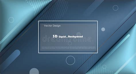 Vector Illustration Abstract Element With Dynamic Shape Gradient Color 3d Rendering