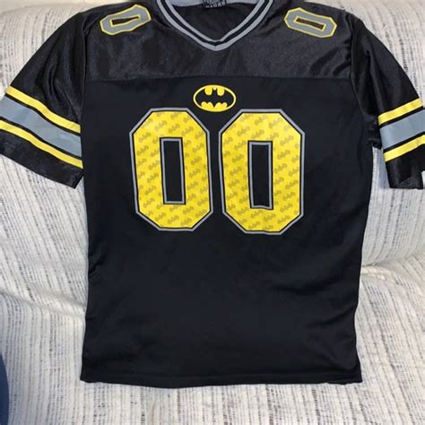 Dc Comics Shirts And Tops Vintage Dc Batman Football Jersey Poshmark