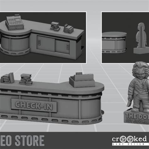 3d Printable Video Rental Store By Karl Perrotton