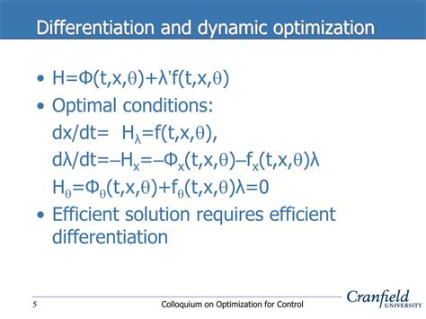 Ppt Dynamic Optimization And Automatic Differentiation Powerpoint
