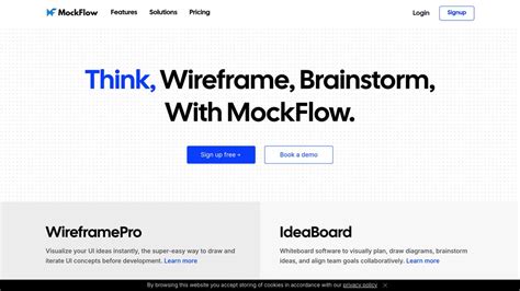 Mockflow Comprehensive Online Wireframing And Product Design Platform For Visualizing Ui