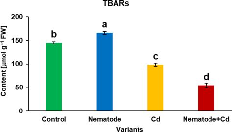The Amount Of 2 Thiobarbituric Acid Reactive Substances Tbars
