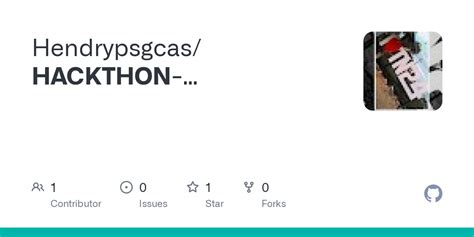 GitHub Hendrypsgcas HACKTHON REPOSITORY