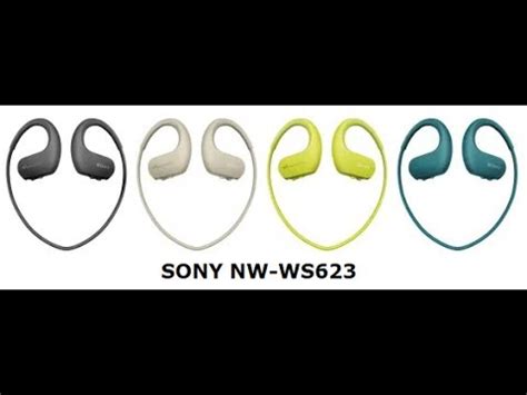Sony Nw Ws623 Waterproof And Dustproof Walkman With Bluetooth® Youtube