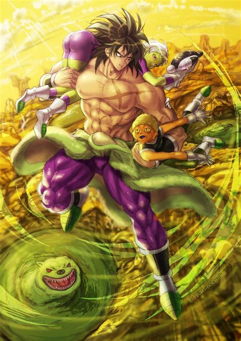 Broly Cheelai And Lemo Dragon Ball Gt Dragon Ball Super Goku Goku