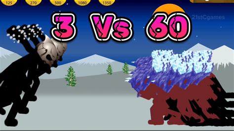 3X GIANTS BOSS Vs 60X GIANTS WAR STICK WAR LEGACY 21stCgames YouTube