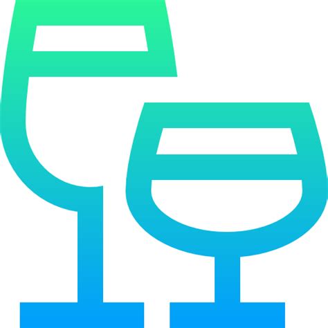 Glasses Super Basic Straight Gradient Icon