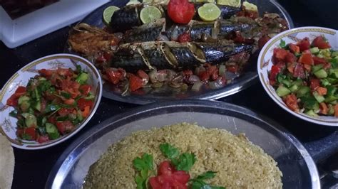 السمك الماكريل🐟 لا تقليه ولا تشويه فى الصنيه وفى الفرن وجنب الرز
