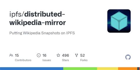 Distributed Wikipedia Mirror Project Putting Wikipedia Snapshots On