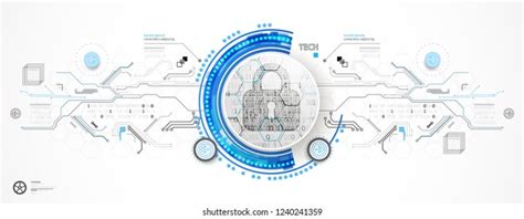 Secure Digital Space Virtual Confidential Programming Stock Vector Royalty Free 1240241359
