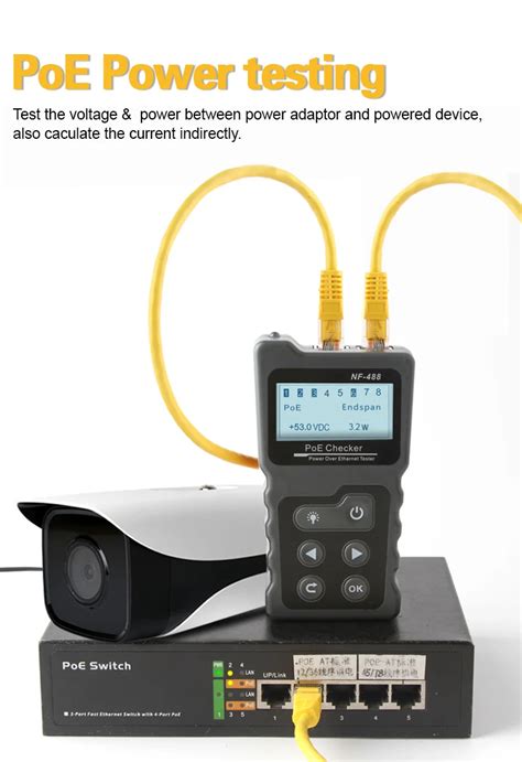 Noyafa Nf 488 Poe Checker Reliable Ethernet Testing Tools