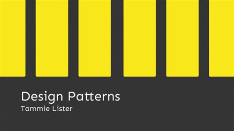 Design Patterns Speaker Deck