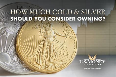 How Much Gold Silver Should You Consider Owning U S Money Reserve