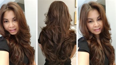 How To Cut Your Own Hair At Home In Long Layers Easy Long Layers