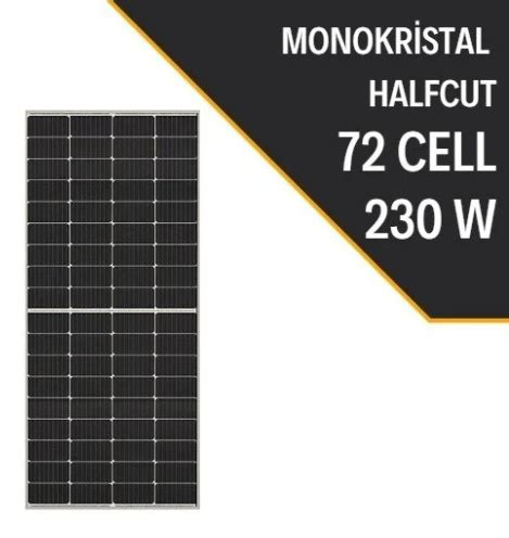 Half Cut Monokristal Güneş Panelleri Enerji Deposu
