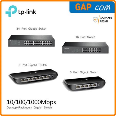 Tp Link Port Port Port Port Gigabit Desktop Rackmount Switch Lazada Indonesia