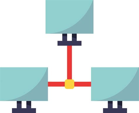 Lan Computer Internet Network Flat Icon 14054476 Vector Art At Vecteezy